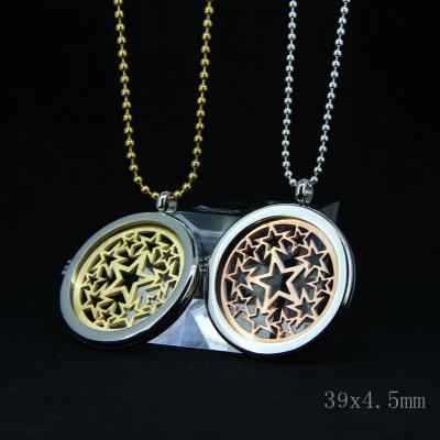 China Fashion High Quality Fashion Stainless Steel Round Shapped Necklace Pendant LPR21 for sale