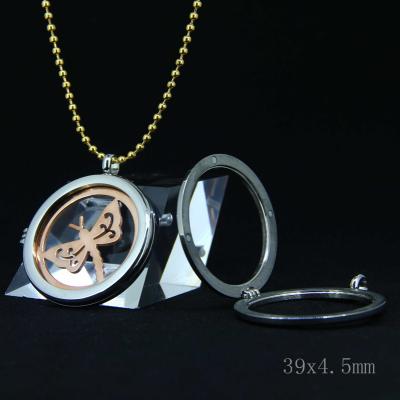 China Fashion High Quality Fashion Stainless Steel Round Shapped Necklace Pendant LPR26 for sale