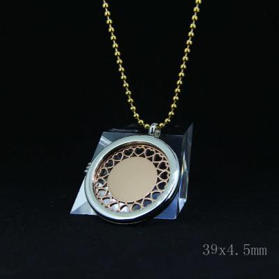 China Fashion High Quality Fashion Stainless Steel Round Shapped Necklace Pendant LPR22 for sale