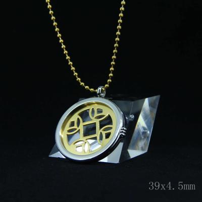 China Fashion High Quality Fashion Stainless Steel Round Shapped Necklace Pendant LPR23 for sale