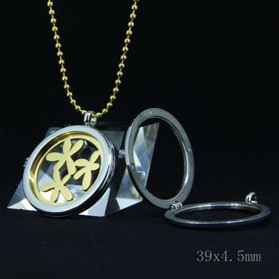 China Fashion High Quality Fashion Stainless Steel Round Shapped Necklace Pendant LPR24 for sale