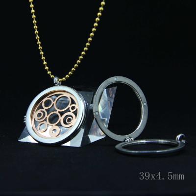 China Fashion High Quality Fashion Stainless Steel Round Shapped Necklace Pendant LPR30 for sale