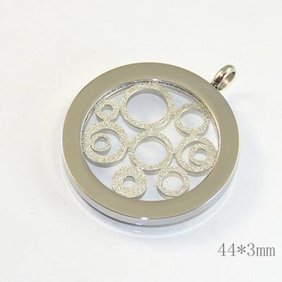 China Fashion High Quality Fashion Stainless Steel Round Shapped Necklace Pendant LPR355-1 for sale