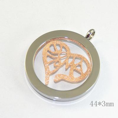 China Fashion High Quality Fashion Stainless Steel Round Shapped Necklace Pendant LPR356-2 for sale