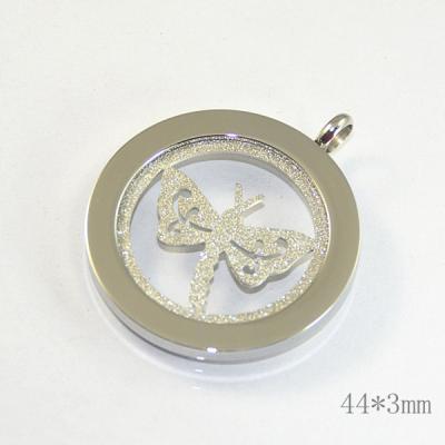 China Fashion High Quality Fashion Stainless Steel Round Shapped Necklace Pendant LPR359-1 for sale