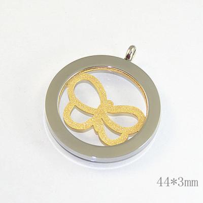 China Fashion High Quality Fashion Stainless Steel Round Shapped Necklace Pendant LPR361 for sale