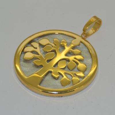 China Fashion High Quality Fashion Stainless Steel Round Shapped Necklace Pendant LPR338 for sale