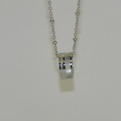 China Fashion High Quality Fashion Stainless Steel Round Shapped Necklace Pendant LPR348 for sale
