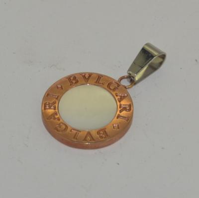 China Fashion High Quality Fashion Stainless Steel Round Shapped Necklace Pendant LPR378 for sale