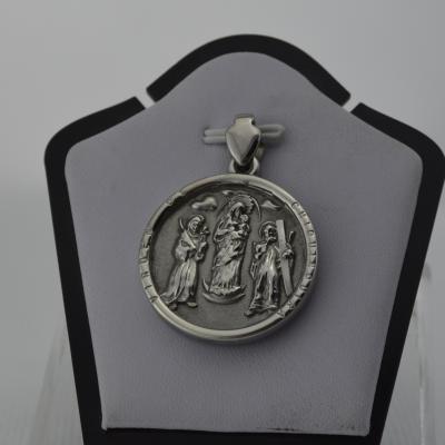 China Fashion High Quality Fashion Stainless Steel Round Shapped Necklace Pendant LPR351 for sale