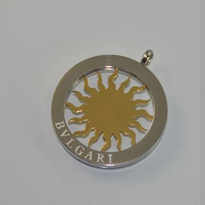 China Fashion High Quality Fashion Stainless Steel Round Shapped Necklace Pendant LPR388 for sale