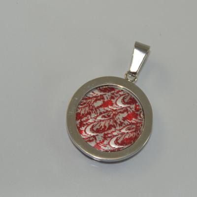 China Fashion High Quality Fashion Stainless Steel Round Shapped Necklace Pendant LPR389 for sale