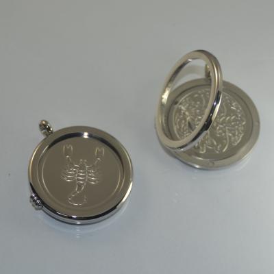 China Fashion High Quality Fashion Stainless Steel Round Shapped Necklace Pendant LPR393 for sale