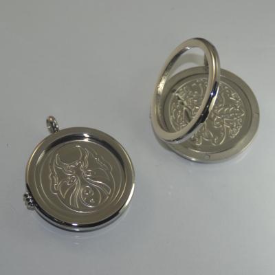 China Fashion High Quality Fashion Stainless Steel Round Shapped Necklace Pendant LPR402 for sale