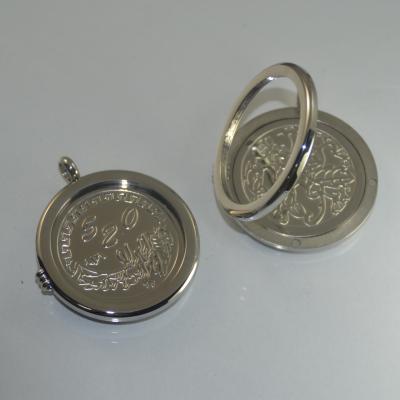 China Fashion High Quality Fashion Stainless Steel Round Shapped Necklace Pendant LPR419 for sale