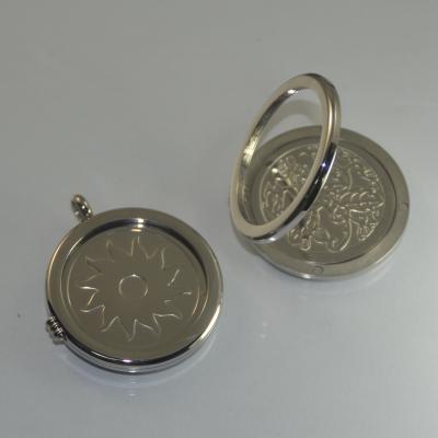 China Fashion High Quality Fashion Stainless Steel Round Shapped Necklace Pendant LPR416 for sale