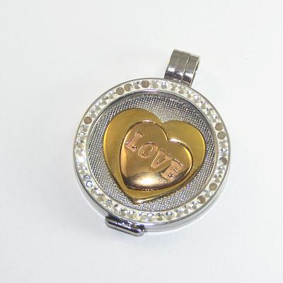 China Fashion High Quality Fashion Stainless Steel Round Shapped Necklace Pendant LPR429 for sale