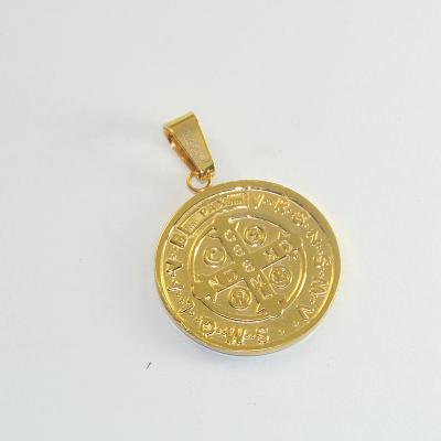 China Fashion High Quality Fashion Stainless Steel Round Shapped Necklace Pendant LPR374-1 for sale