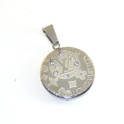 China Fashion High Quality Fashion Stainless Steel Round Shapped Necklace Pendant LPR203-1 for sale