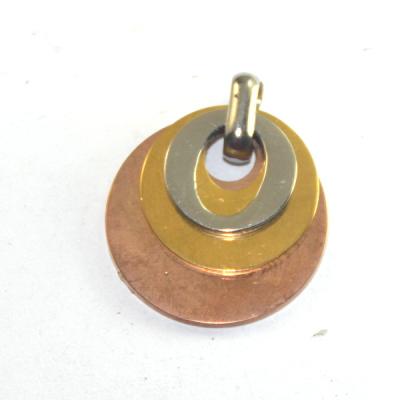 China Fashion High Quality Fashion Stainless Steel Round Shapped Necklace Pendant LPR440 for sale