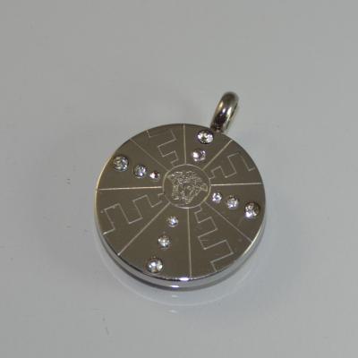 China Fashion High Quality Fashion Stainless Steel Round Shapped Necklace Pendant LPR449 for sale