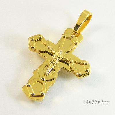 China Fashion Stainless Steel Jesus Gothic Christian Worship Favorite Necklace Pendant LPJ100 for sale