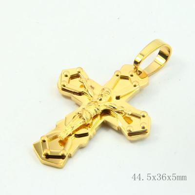 China Fashion Stainless Steel Jesus Gothic Christian Worship Favorite Necklace Pendant LPJ92 for sale