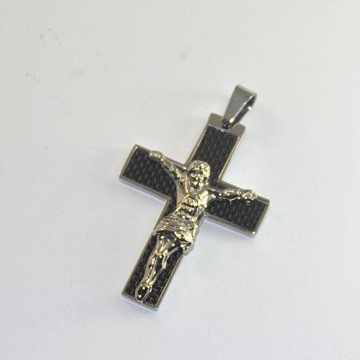 China Fashion Stainless Steel Jesus Gothic Christian Worship Favorite Necklace Pendant LPJ113 for sale