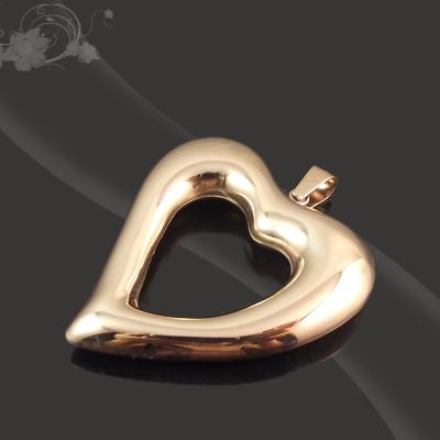 China Fashion Ladies Women Girls Stainless Steel Loving Heart Shapped Necklace Pendant LPH264 for sale
