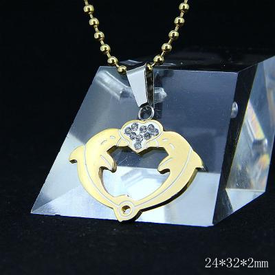 China Fashion Ladies Women Girls Stainless Steel Loving Heart Shapped Necklace Pendant LPH112 for sale