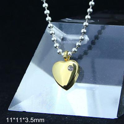 China Fashion Ladies Women Girls Stainless Steel Loving Heart Shapped Necklace Pendant LPH64 for sale
