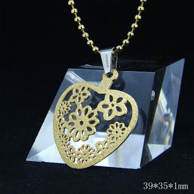 China Fashion Ladies Women Girls Stainless Steel Loving Heart Shapped Necklace Pendant LPH80 for sale