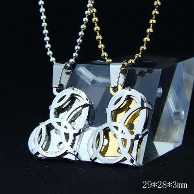 China Fashion Ladies Women Girls Stainless Steel Loving Heart Shapped Necklace Pendant LPH137 for sale