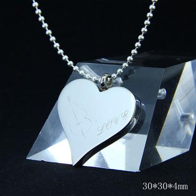 China Fashion Ladies Women Girls Stainless Steel Loving Heart Shapped Necklace Pendant LPH139 for sale