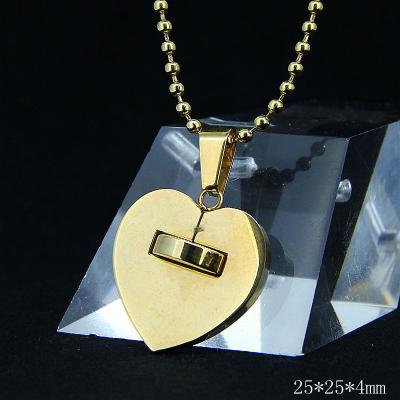 China Fashion Ladies Women Girls Stainless Steel Loving Heart Shapped Necklace Pendant LPH150 for sale