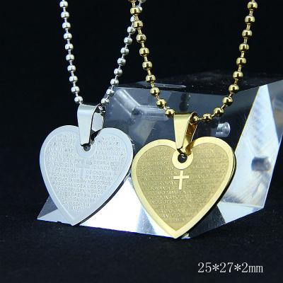 China Fashion Ladies Women Girls Stainless Steel Loving Heart Shapped Necklace Pendant LPH152 for sale