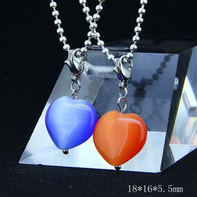 China Fashion Ladies Women Girls Stainless Steel Loving Heart Shapped Necklace Pendant LPH157 for sale