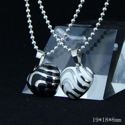 China Fashion Ladies Women Girls Stainless Steel Loving Heart Shapped Necklace Pendant LPH161 for sale