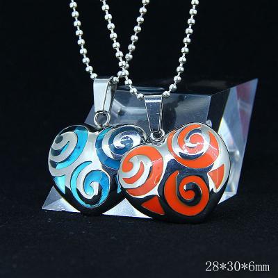 China Fashion Ladies Women Girls Stainless Steel Loving Heart Shapped Necklace Pendant LPH165 for sale