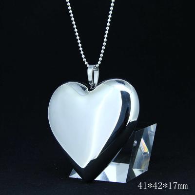 China Fashion Ladies Women Girls Stainless Steel Loving Heart Shapped Necklace Pendant LPH173-1 for sale