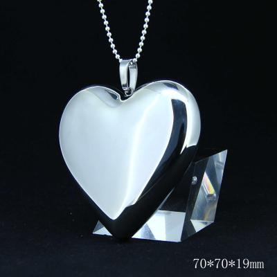 China Fashion Ladies Women Girls Stainless Steel Loving Heart Shapped Necklace Pendant LPH171 for sale