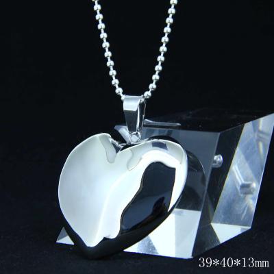 China Fashion Ladies Women Girls Stainless Steel Loving Heart Shapped Necklace Pendant LPH176 for sale