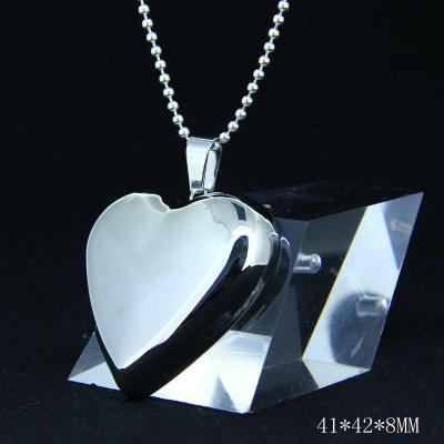 China Fashion Ladies Women Girls Stainless Steel Loving Heart Shapped Necklace Pendant LPH174-1 for sale