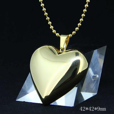 China Fashion Ladies Women Girls Stainless Steel Loving Heart Shapped Necklace Pendant LPH174-2 for sale