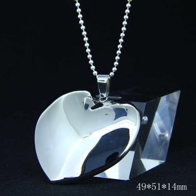 China Fashion Ladies Women Girls Stainless Steel Loving Heart Shapped Necklace Pendant LPH175 for sale