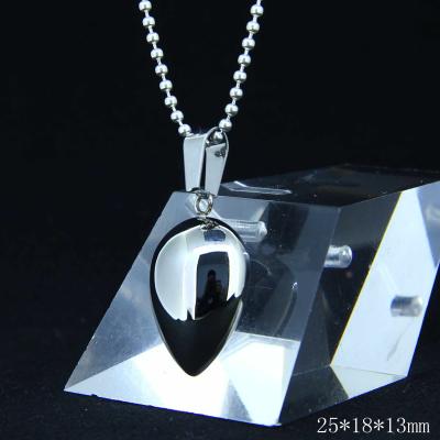 China Fashion Ladies Women Girls Stainless Steel Loving Heart Shapped Necklace Pendant LPH181 for sale