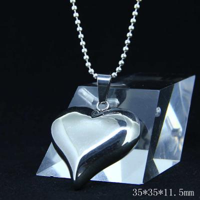 China Fashion Ladies Women Girls Stainless Steel Loving Heart Shapped Necklace Pendant LPH178 for sale