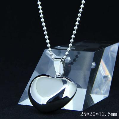 China Fashion Ladies Women Girls Stainless Steel Loving Heart Shapped Necklace Pendant LPH179 for sale
