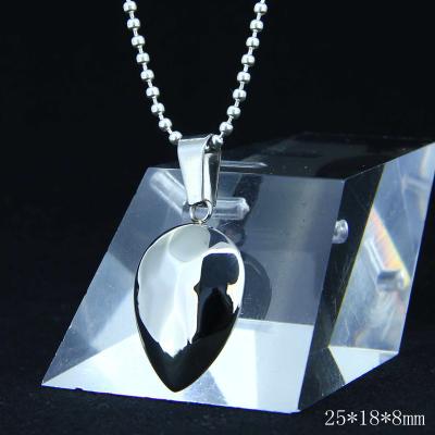 China Fashion Ladies Women Girls Stainless Steel Loving Heart Shapped Necklace Pendant LPH182 for sale