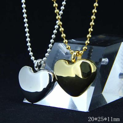 China Fashion Ladies Women Girls Stainless Steel Loving Heart Shapped Necklace Pendant LPH183 for sale